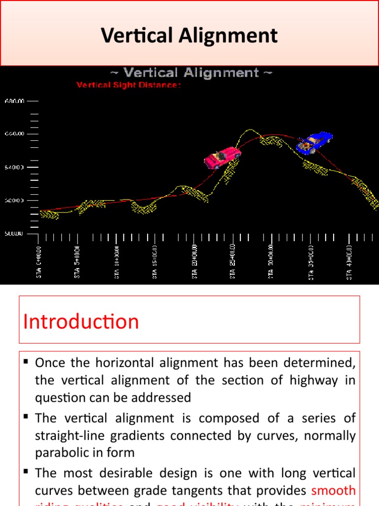 Highway Vertical Alignment Guide | PDF | Road | Transport Infrastructure