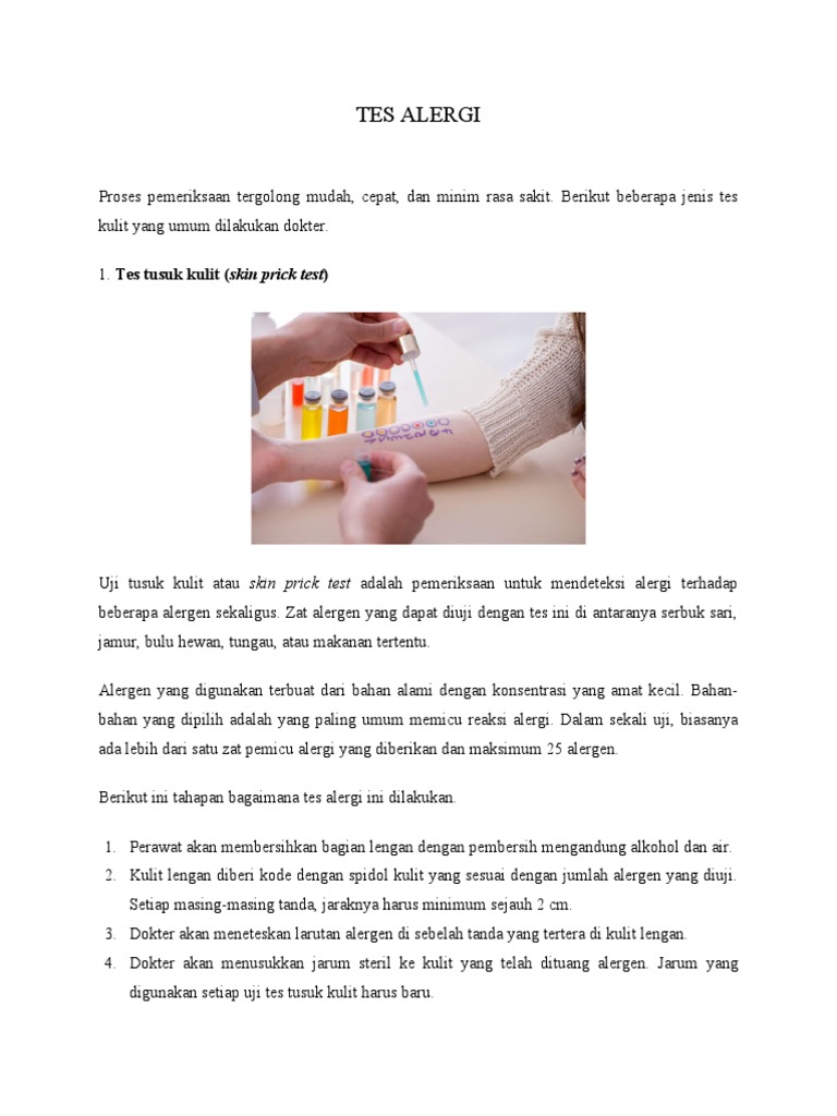 Tes Alergi | PDF