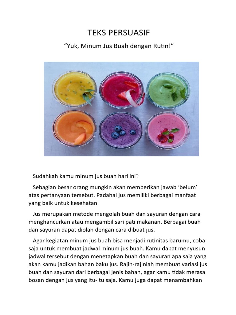 Teks Persuasif | PDF