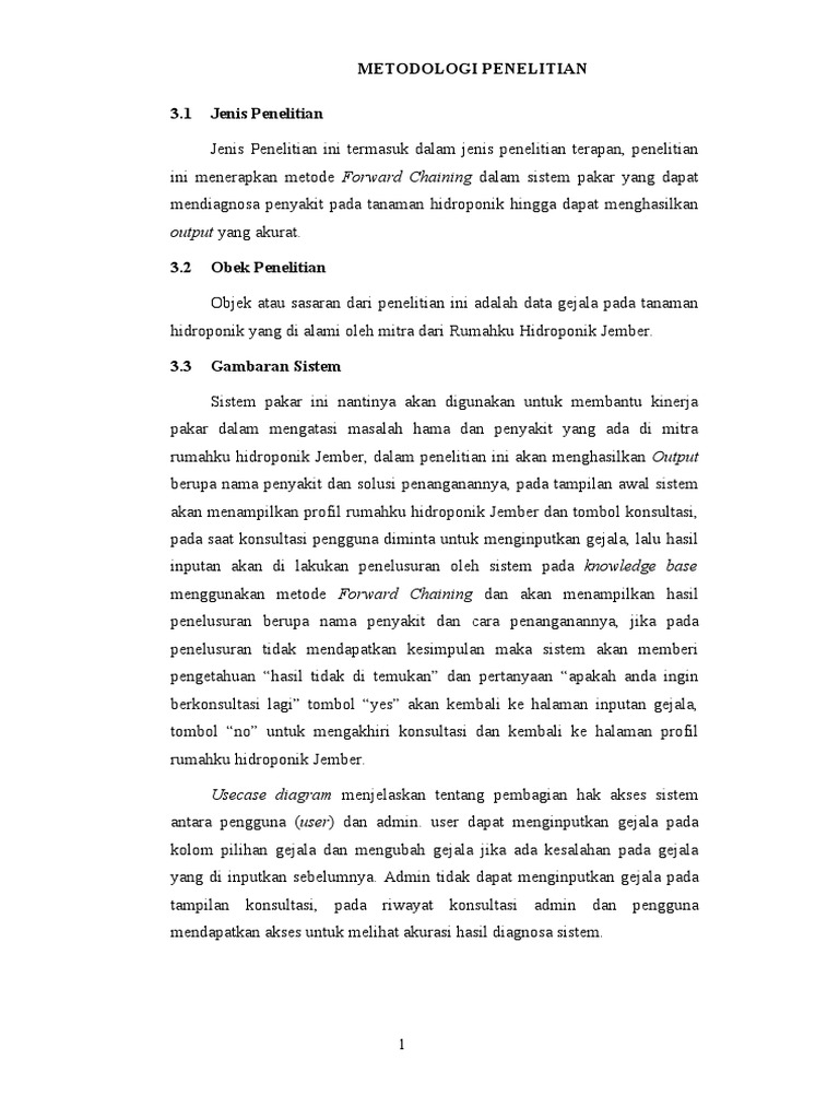 Proposal Skripsi - BAB 2 | PDF