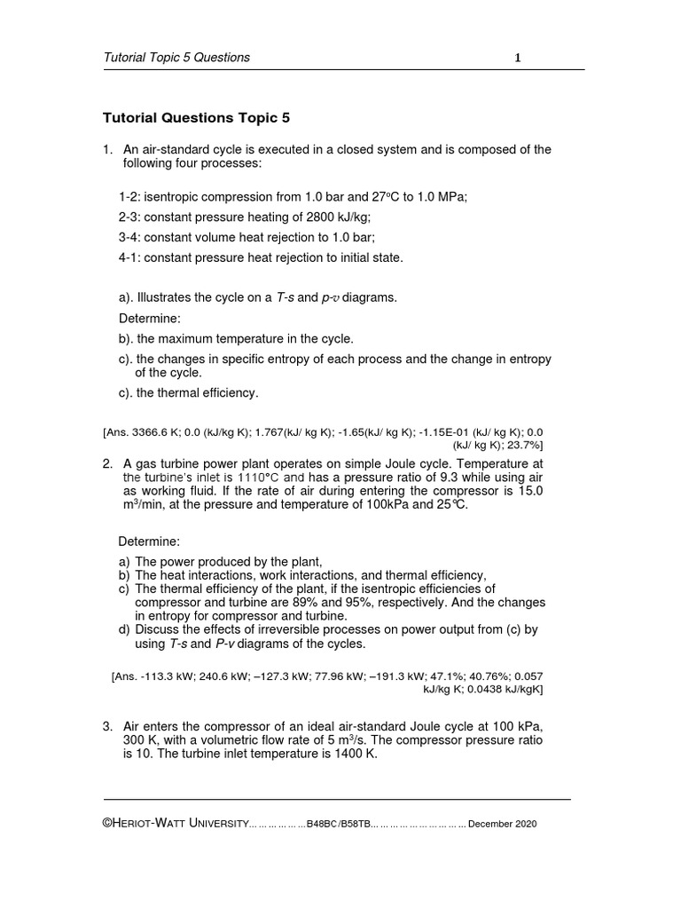 Tutorial Topic 5 Pdf Technology And Engineering 3654