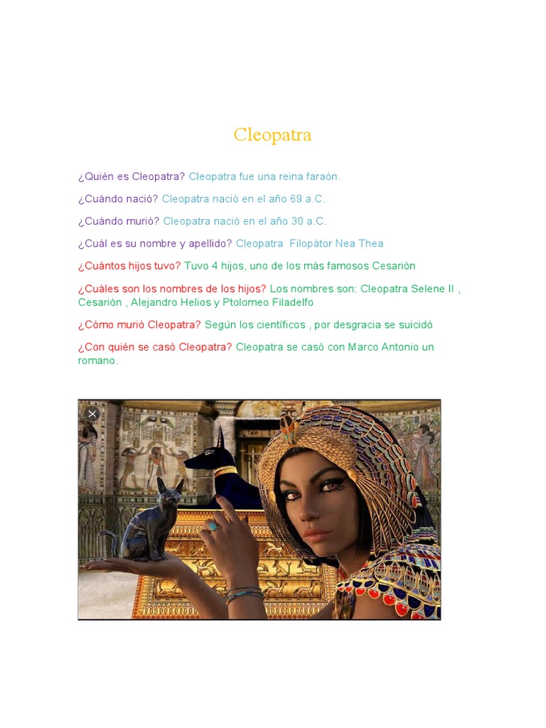 Cleopatra V2 | PDF
