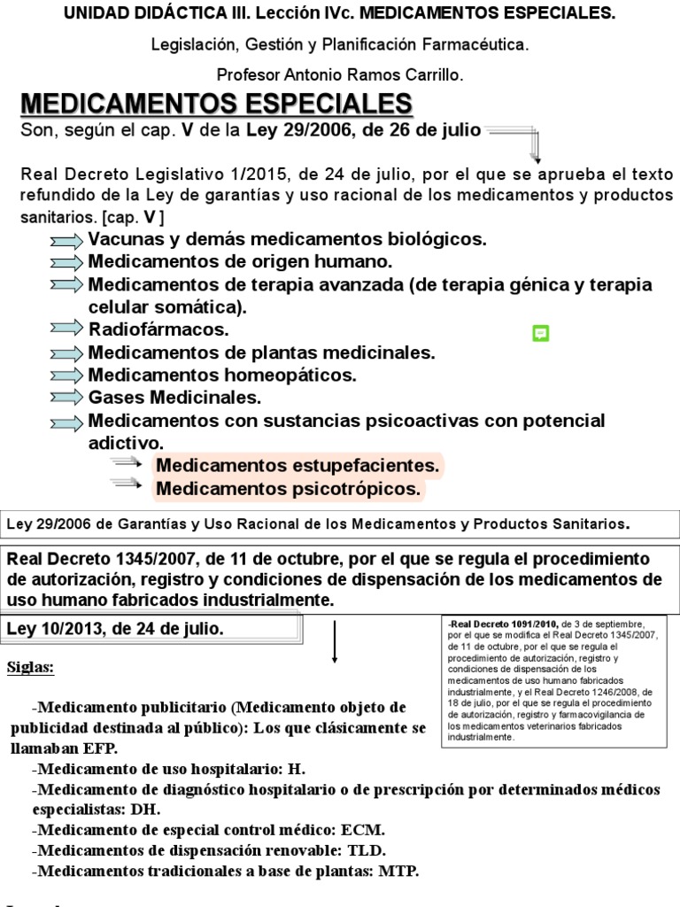 Tema 4C | PDF | Prescripción médica | Farmacia