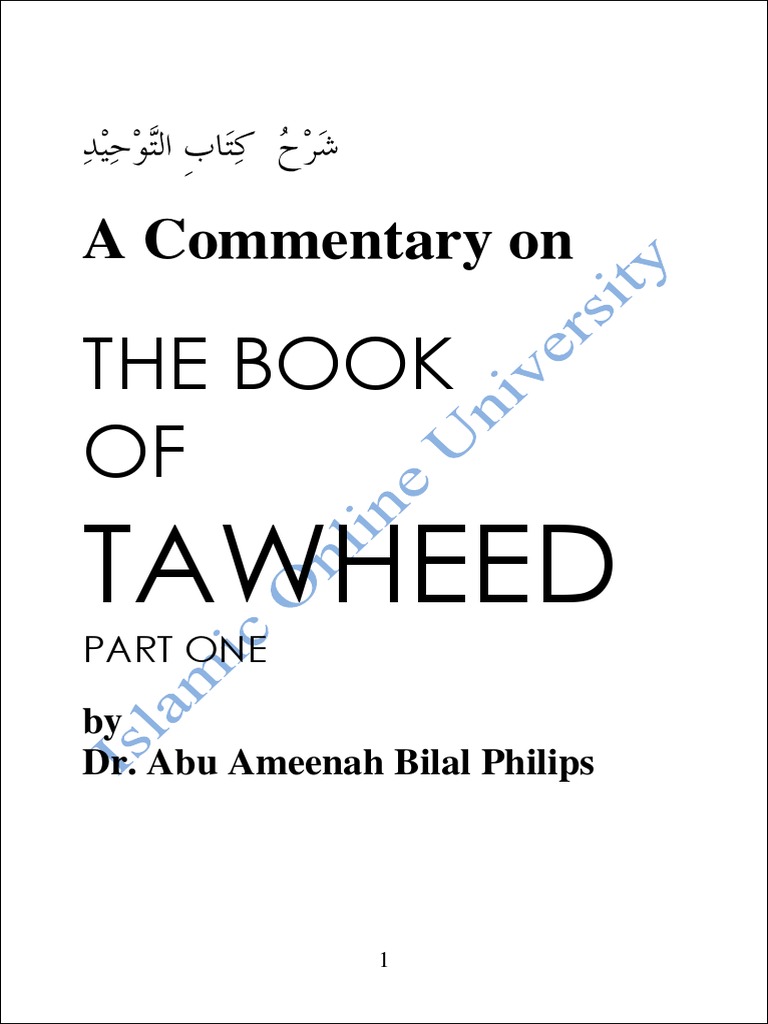The Book OF: Tawheed | Download Free PDF | Muhammad | Tawhid