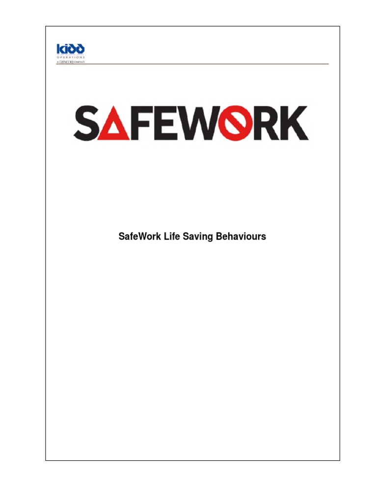SafeWork LSB | PDF | Safety | Risk