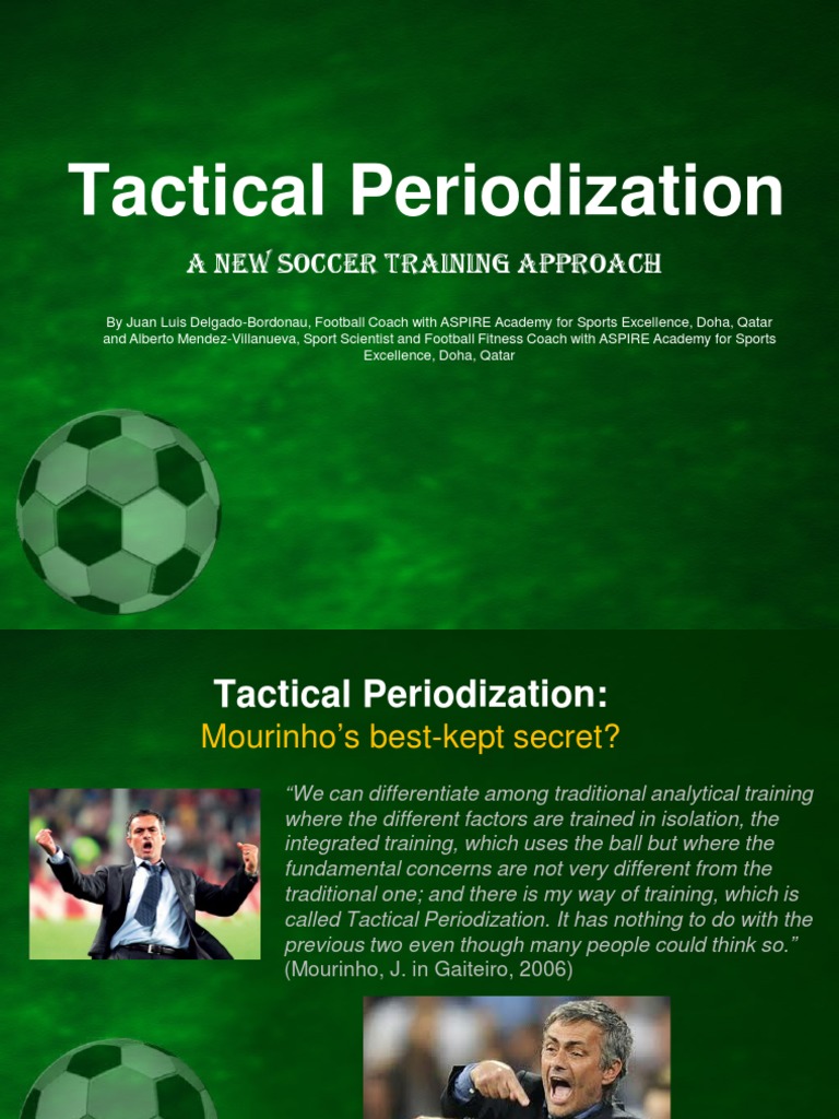 Tactical Periodization: A New Soccer Training Approach | PDF | Physical ...