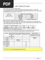 St37-2 (1.0037) Steel Properties & Equivalents | PDF | Steel | Yield ...
