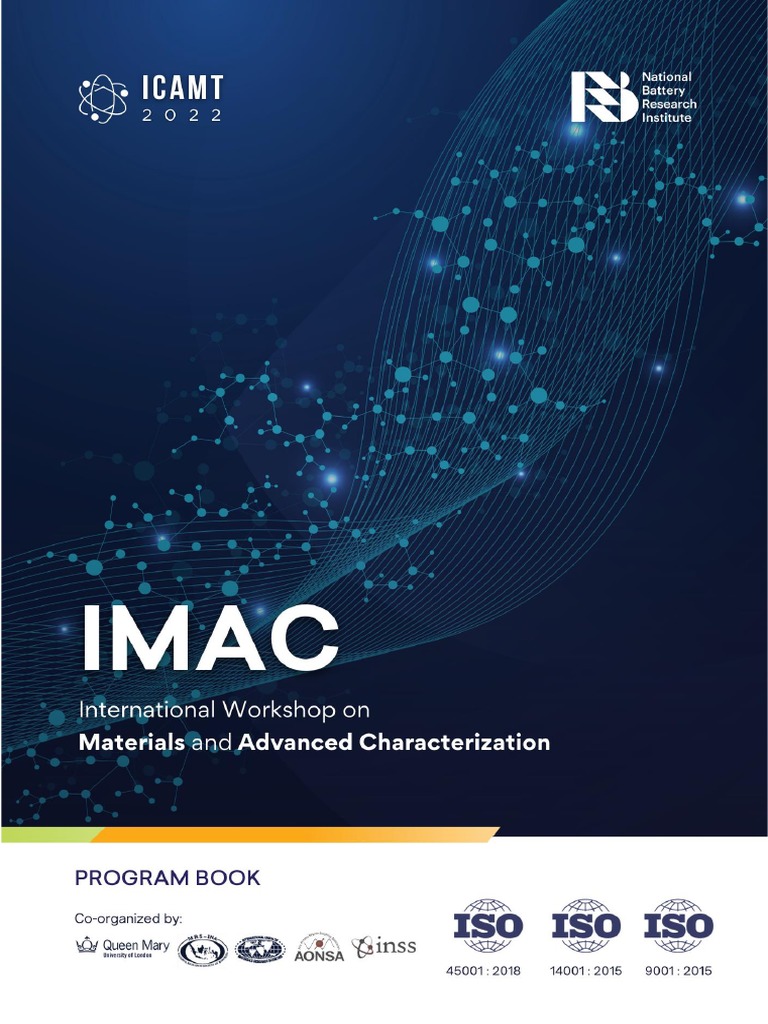 IMAC 2022 Program Book | PDF | Neutron | Superconductivity
