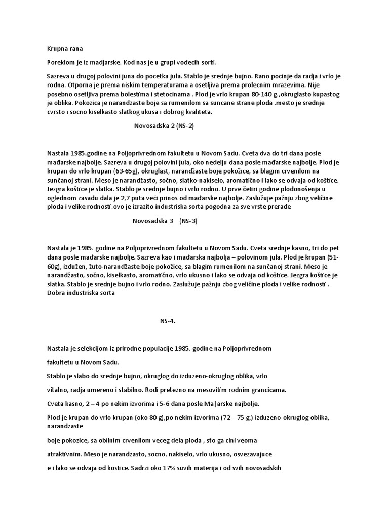 Sorte Kajsija | PDF