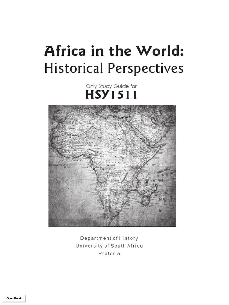 Africa in The World:: Historical Perspectives | PDF | Primary Sources ...