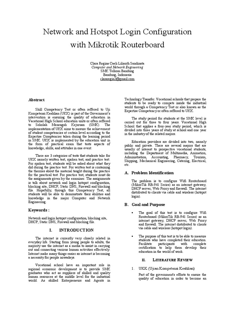 Laporan Ujikom | PDF | Computer Network | Ip Address