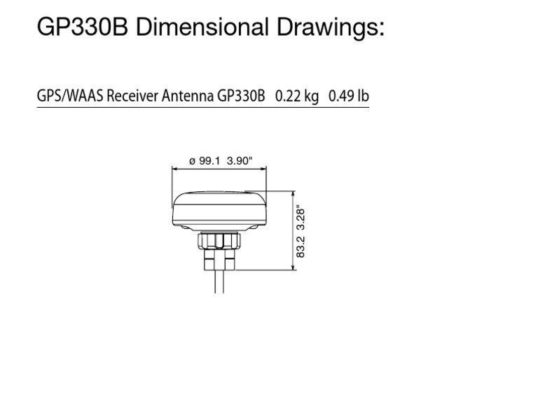 GP330B Dimensions | PDF | Lockheed Corporation | Geomatics