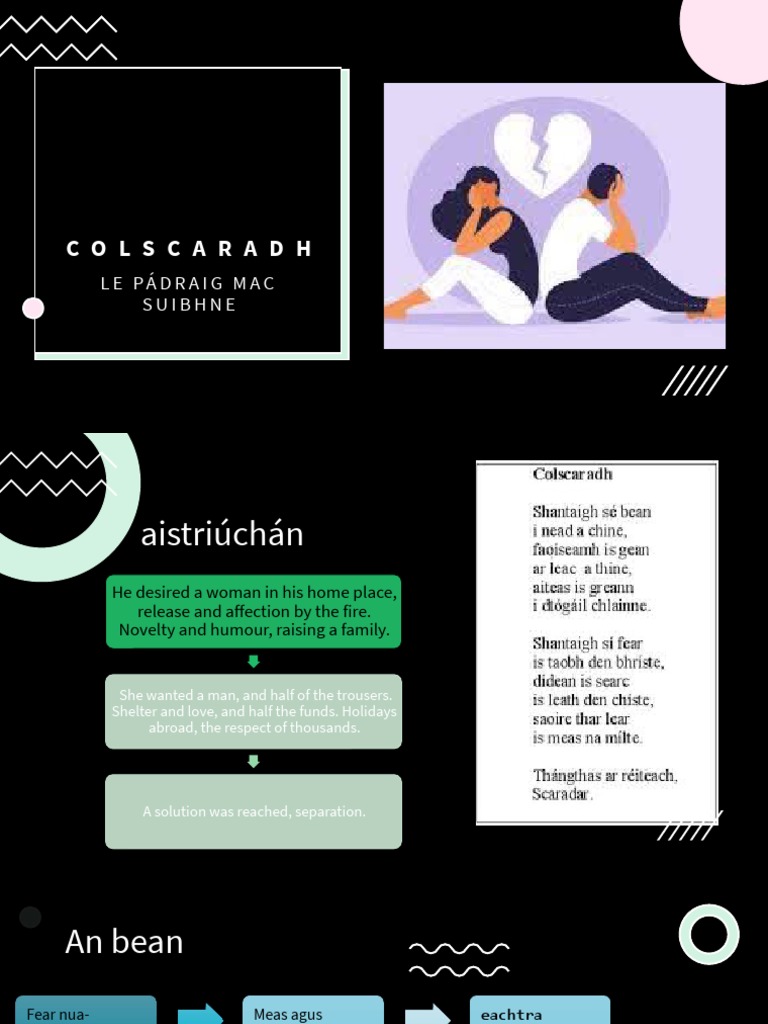 Colscaradh: Le Pádraig Mac Suibhne | PDF