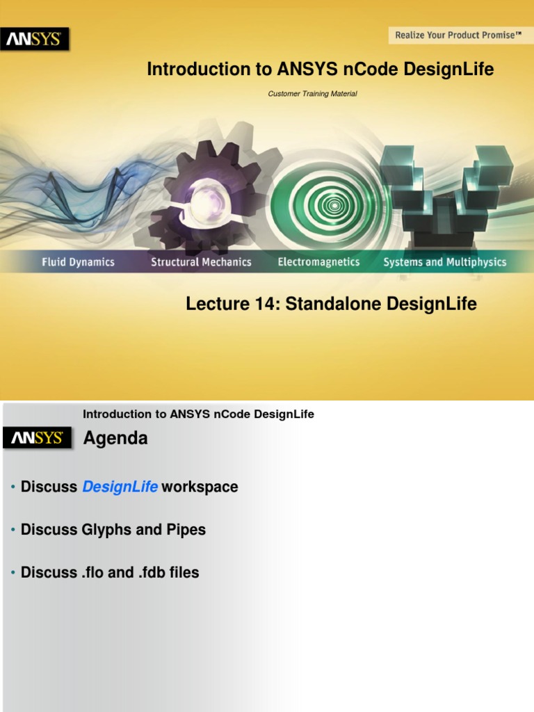 Intro To ANSYS Ncode DL 14 5 L14 Standalone DesignLife | PDF ...