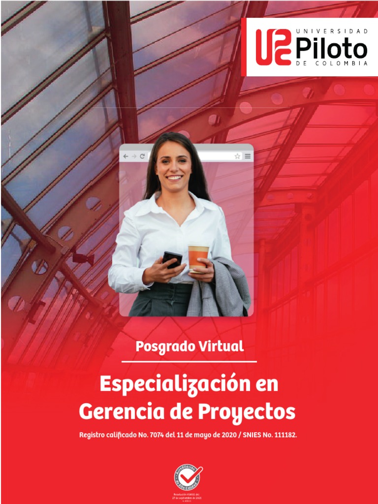Especializacion en Gerencia de Proyectos - UniPiloto - Virtual | PDF | Sustentabilidad | Evaluación