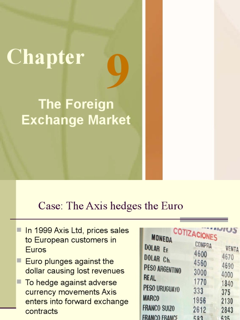 Chap009 Foreign Exchange | PDF | Foreign Exchange Market | Exchange Rate
