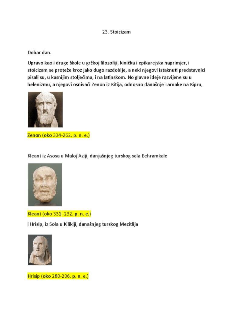 Stoicizam | PDF