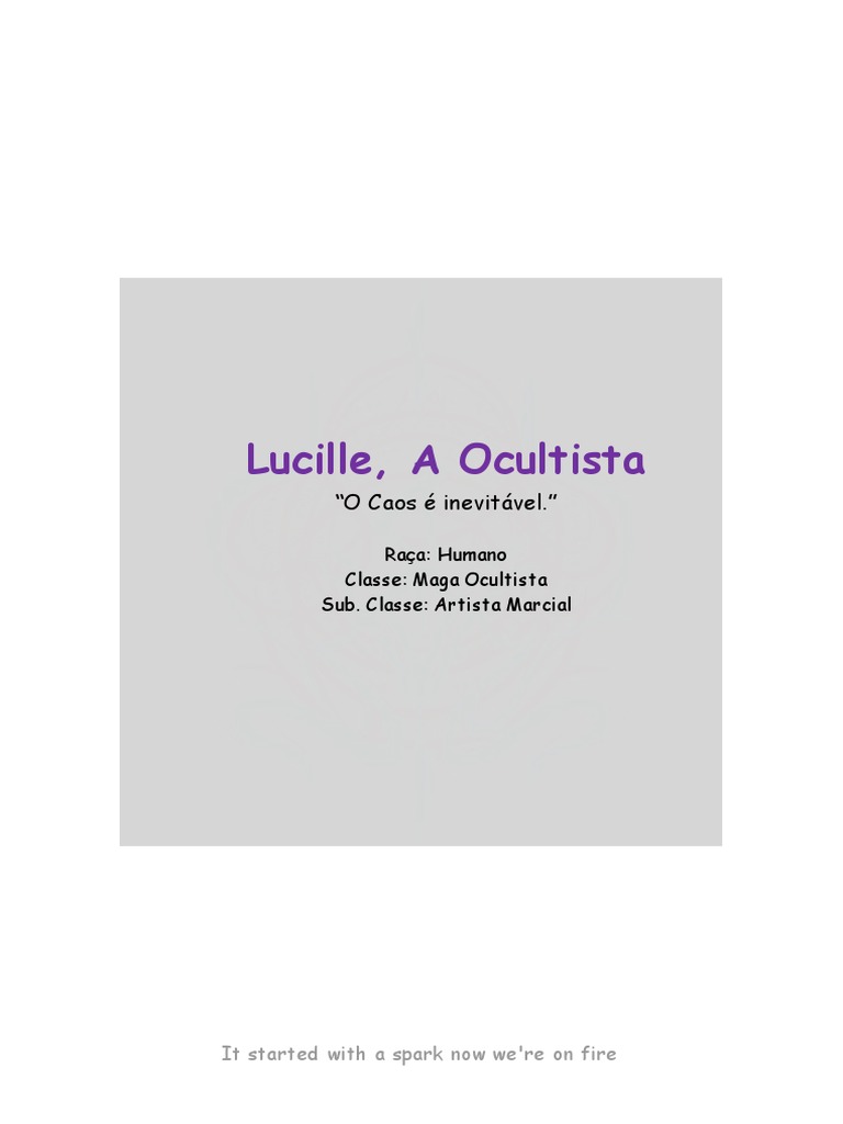 Lucille Adelar | PDF | Oculto | Mente