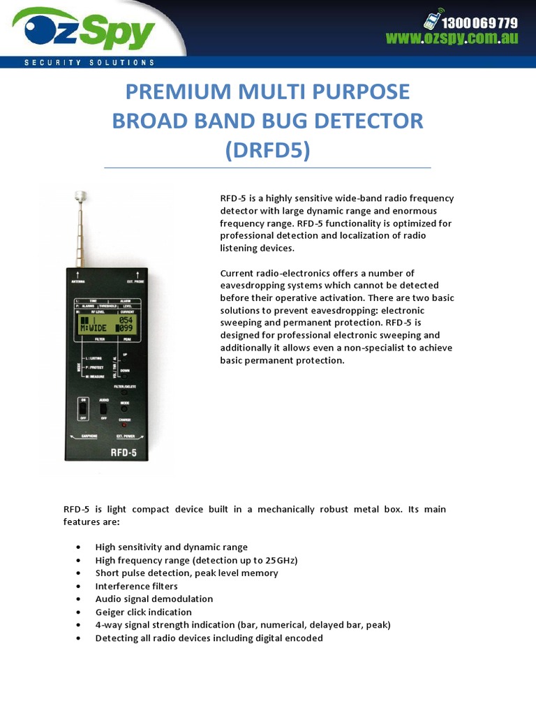 Comprehensive Guide to the Features and Capabilities of the RFD-5 ...