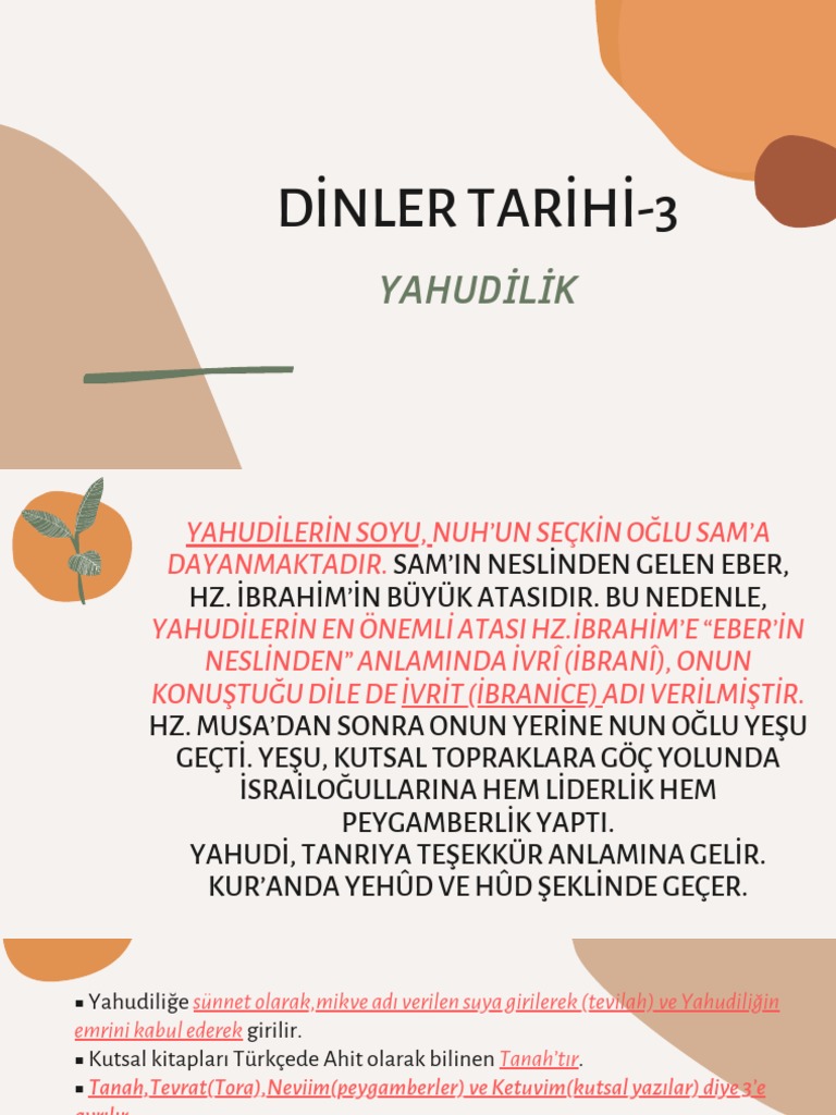 Dinler Tarihi-3 | PDF