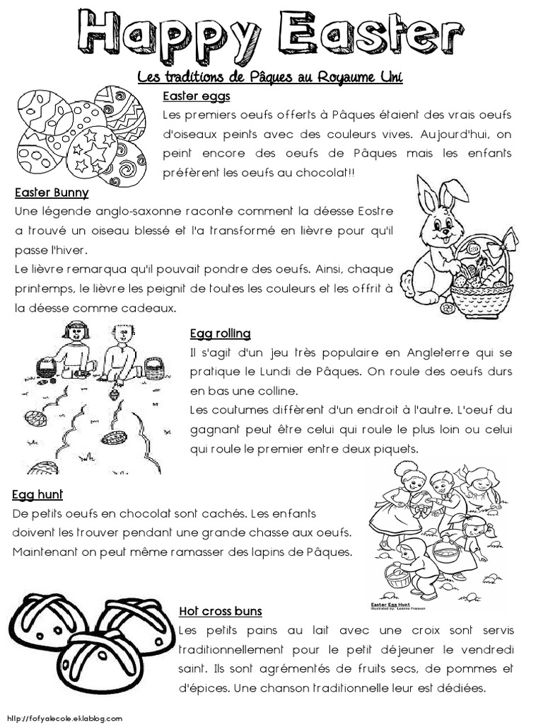 Happy Easter Cm1 | PDF | Œuf de Pâques | Cuisine