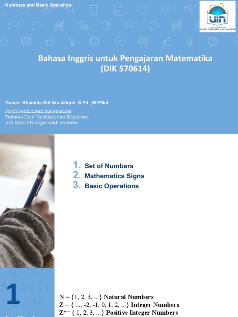 Pertemuan 1 Numbers and Basic Operation | PDF
