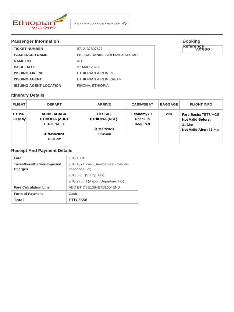 Passenger Information Booking Reference | Download Free PDF | Transport ...