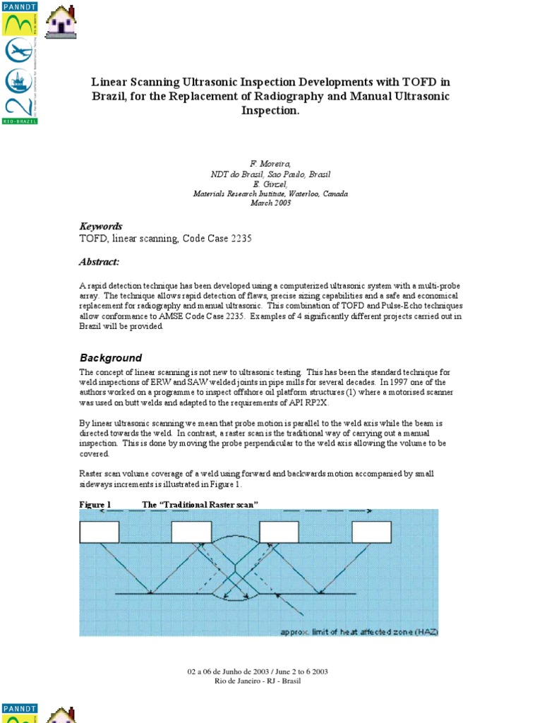 TOFD | PDF | Ultrasound | Nondestructive Testing