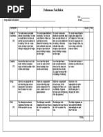 Rubrics For 3D Model | PDF