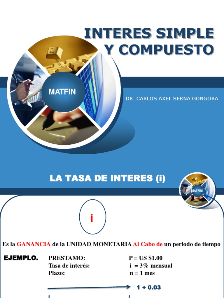 Interés Simple y Compuesto: Conceptos Clave | PDF | Interés | Interés ...