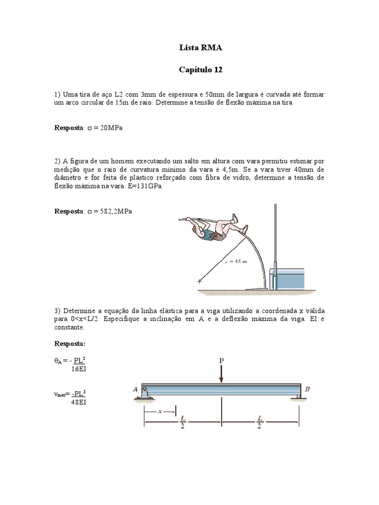 Lista Cap Tulo 12 | PDF