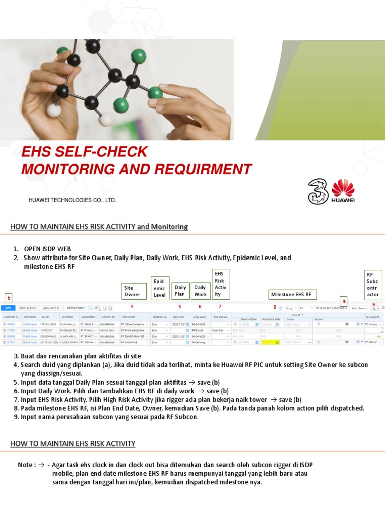 EHS Self-Check Monitoring and Requirement For RF | PDF | Safety
