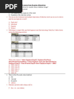 SQL Questions & Answers | PDF | Databases | Sql