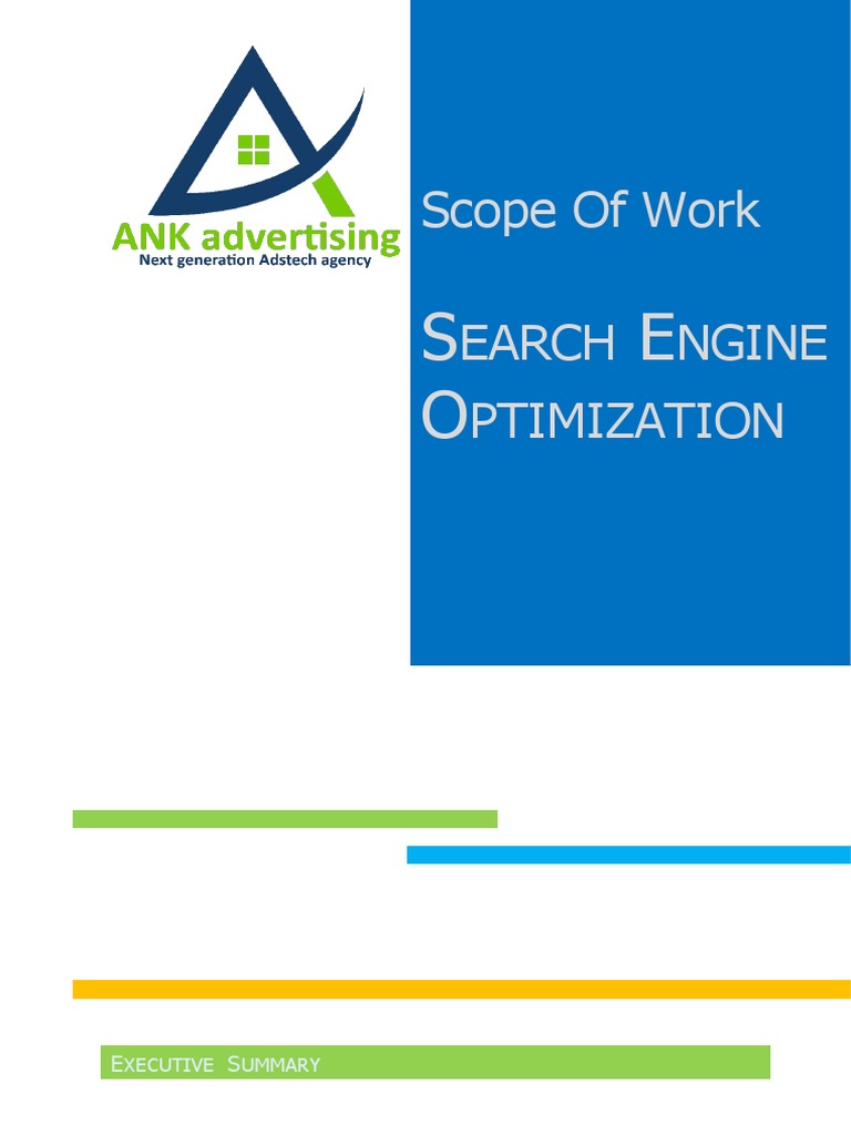SEO Scope of Work | PDF | Search Engine Optimization | Information Technology