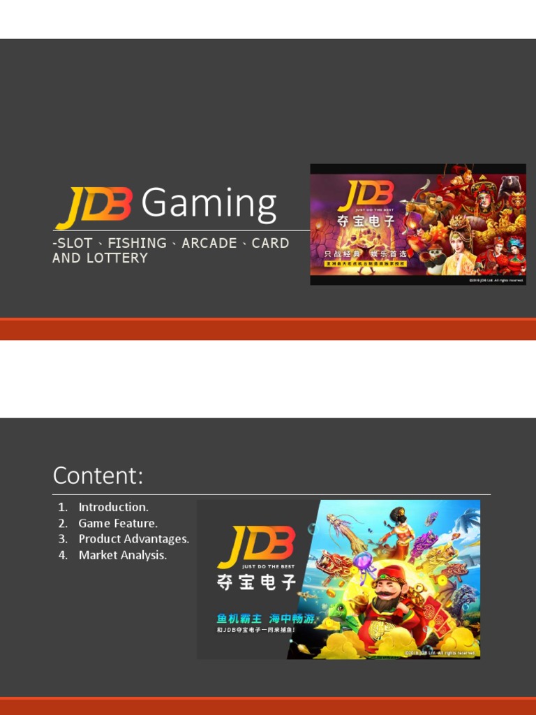 JDB Portfolio | PDF | Slot Machine | Big Data