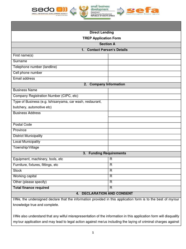 Direct Lending TREP Application: A Comprehensive Guide to Applying for ...