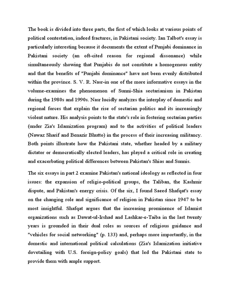 Pakistan's National Identity Challenges | PDF | Pakistan | Nationalism