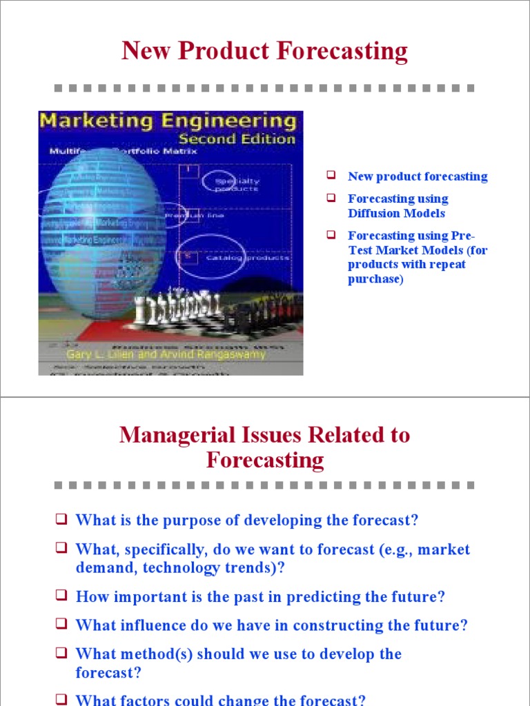 New Product Forecasting Techniques | PDF | High Definition Television ...