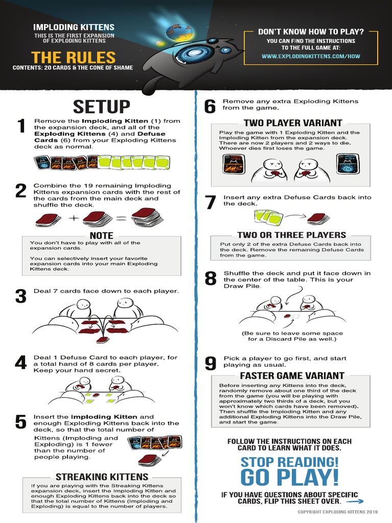 Imploding Kittens-Rules | PDF