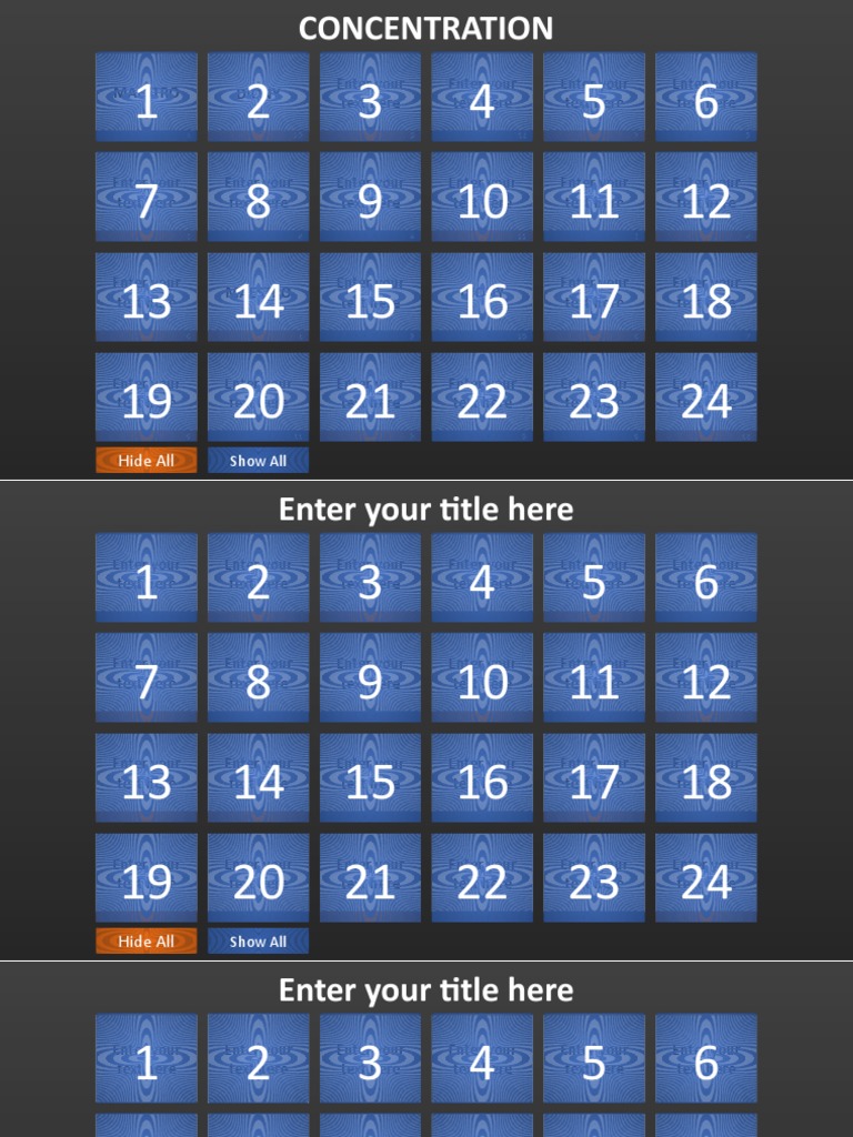 Concentration Template | PDF