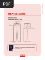 Anatomy of Jeans Components | PDF | Seam (Sewing) | Sewing