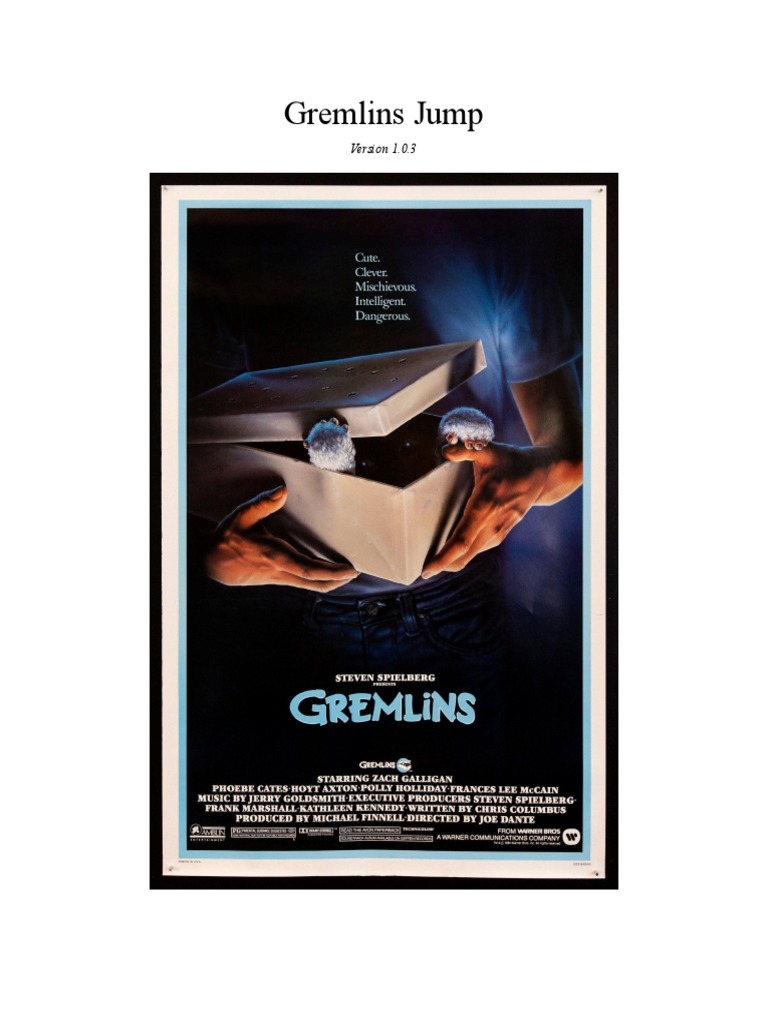 Gremlins Jump | PDF | Merchandising | Spider