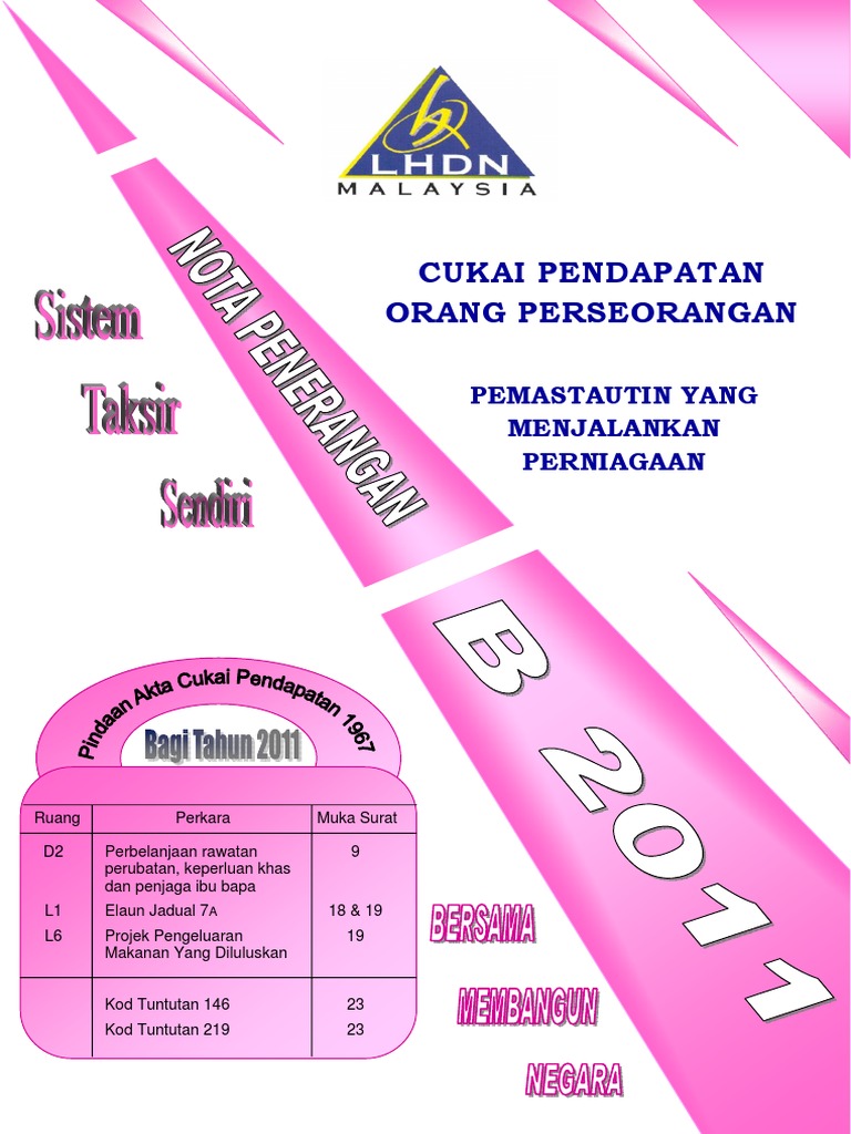 Nota Penerangan B2011 1 | PDF