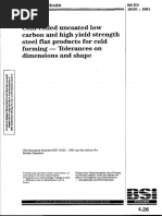 DIN EN 10130 - February - 1999 | PDF | Sheet Metal | Industrial Processes