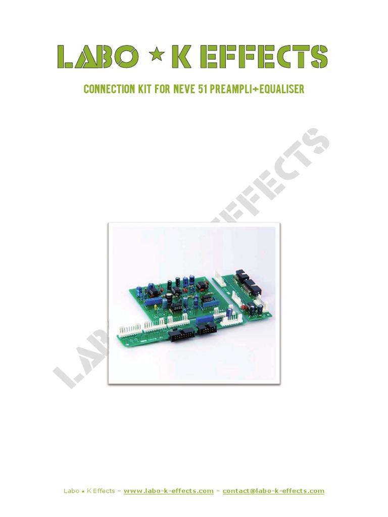 Labo K Effects Neve 51 Racking Kit en | PDF | Electrical Connector | Printed Circuit Board
