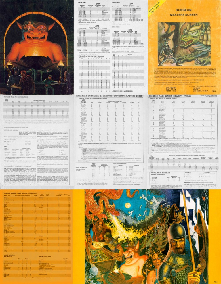 Dungeon Masters Screen | PDF