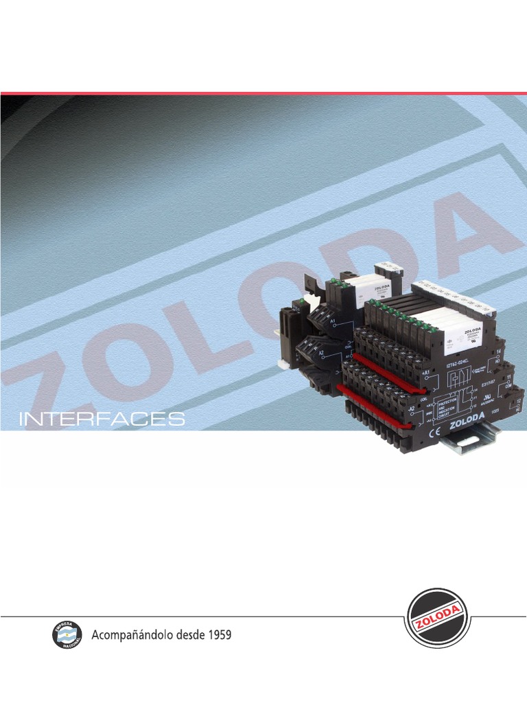 Catálogo-Interfaces (2) | PDF | Relé | Controlador lógico programable