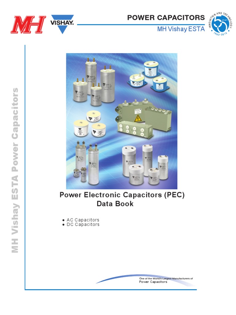 Power Capacitors: MH Vishay ESTA | PDF | Capacitor | Power Electronics