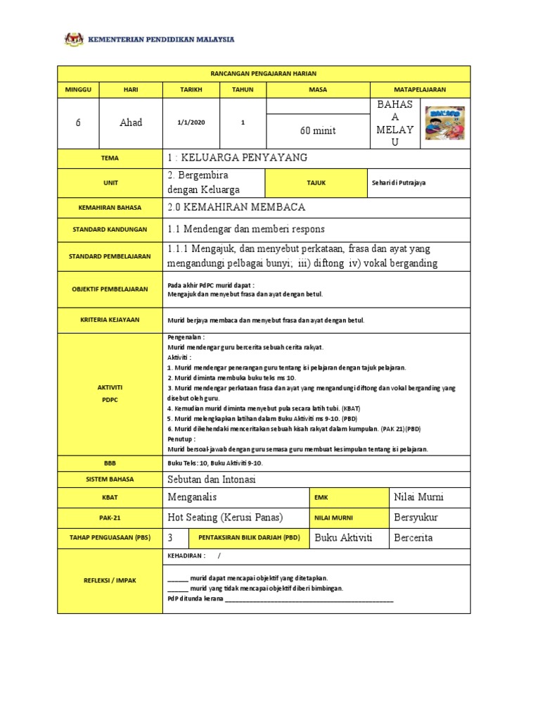 RPH BM THN 1-Unit 2 (M6) | PDF