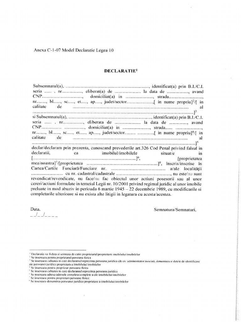 Legea 10 | PDF